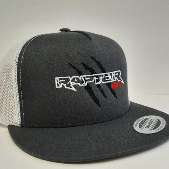 Accessories | Ford Raptor Svt Embroidered Flat Bill Mesh Cap Hat Gray ...